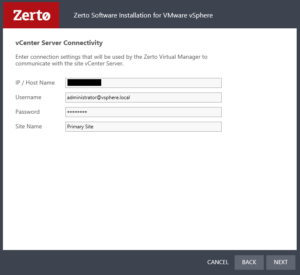 Zerto Virtual Replication - Installation - Virtualization Blog