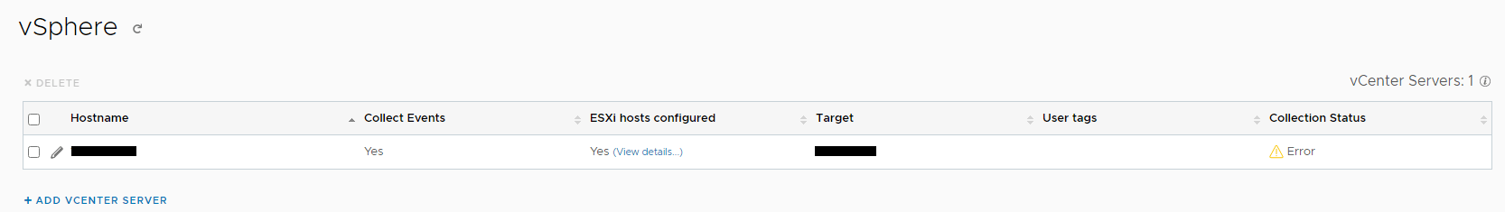 vRealize Log Insight - vSphere Configuration - Virtualization Blog