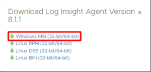 vRealize Log Insight - Windows and Linux Configuration - Virtualization Blog
