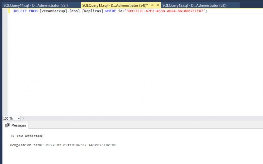 Remove configuration is grayed out in Veeam Backup - Virtualization Blog