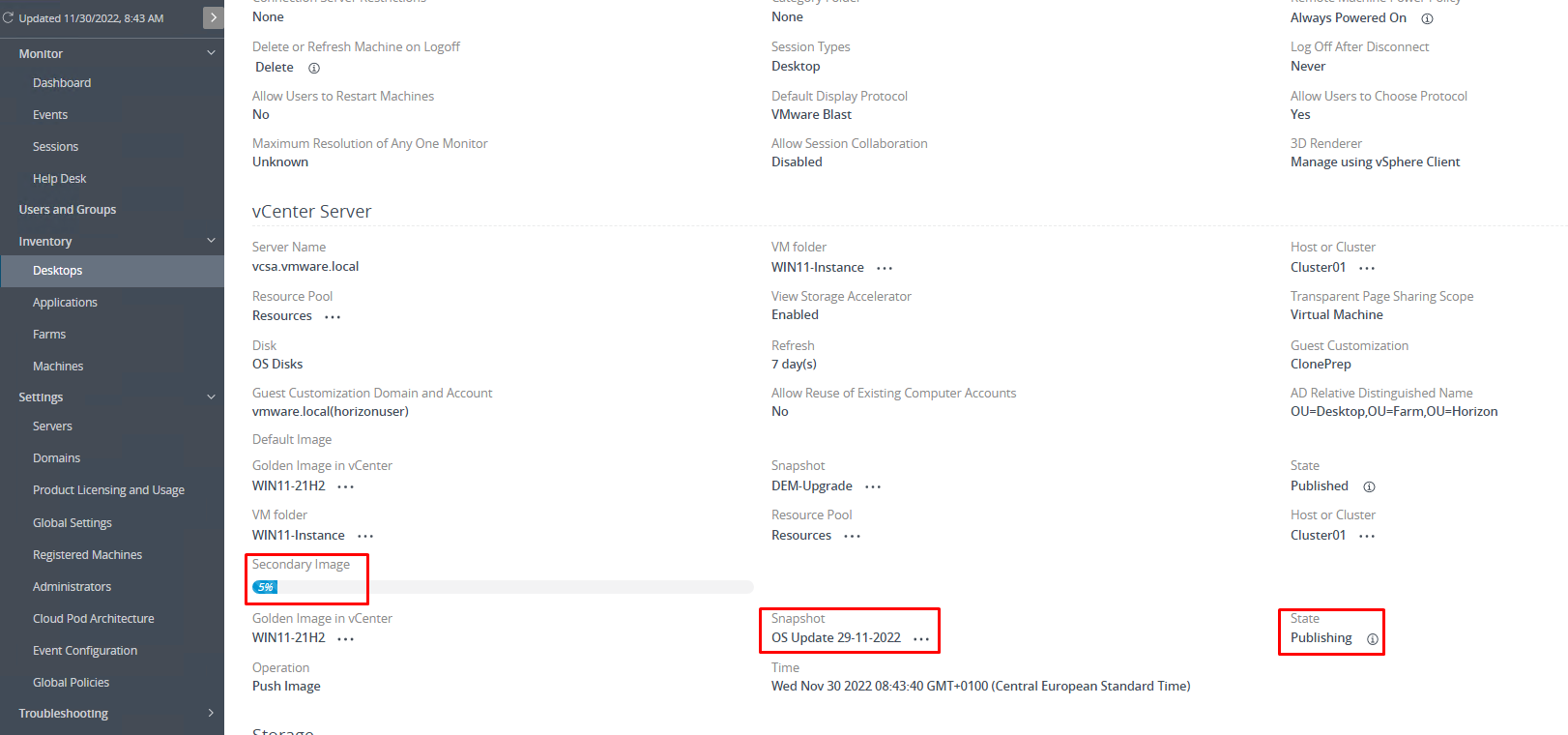 Update an Instant-Clone Desktop Pool - Virtualization Blog