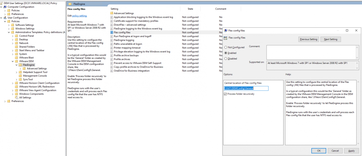 Configure Dynamic Environment Manager - Virtualization Blog