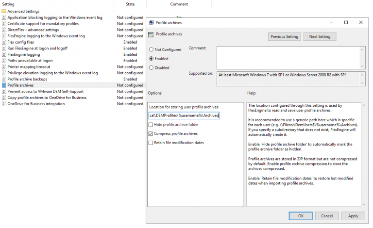 Configure Dynamic Environment Manager - Virtualization Blog