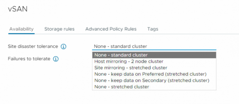 vSAN Storage Policy - Part 1 - Virtualization Blog