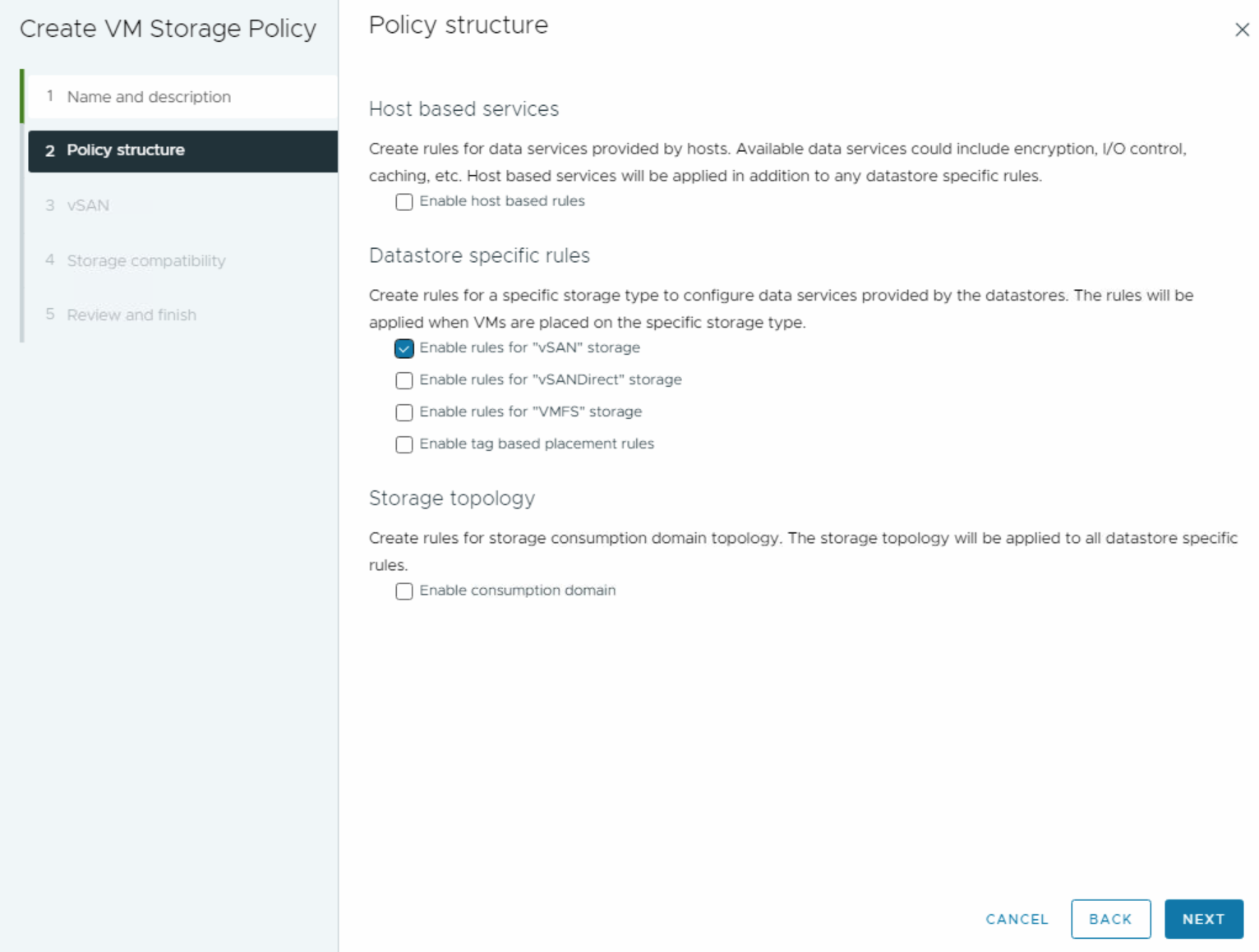 Manage vSAN storage policy - Virtualization Blog