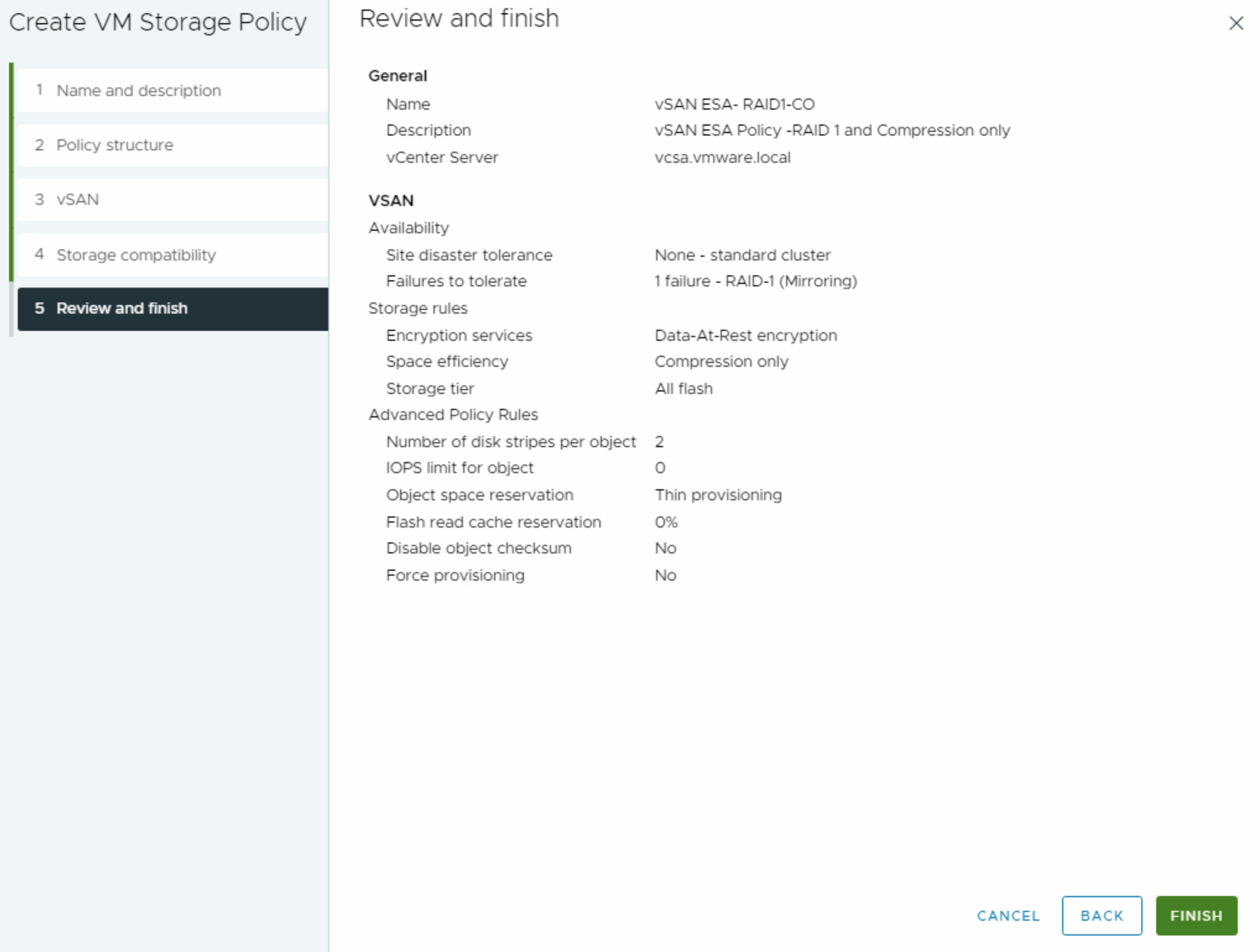 Manage vSAN storage policy - Virtualization Blog