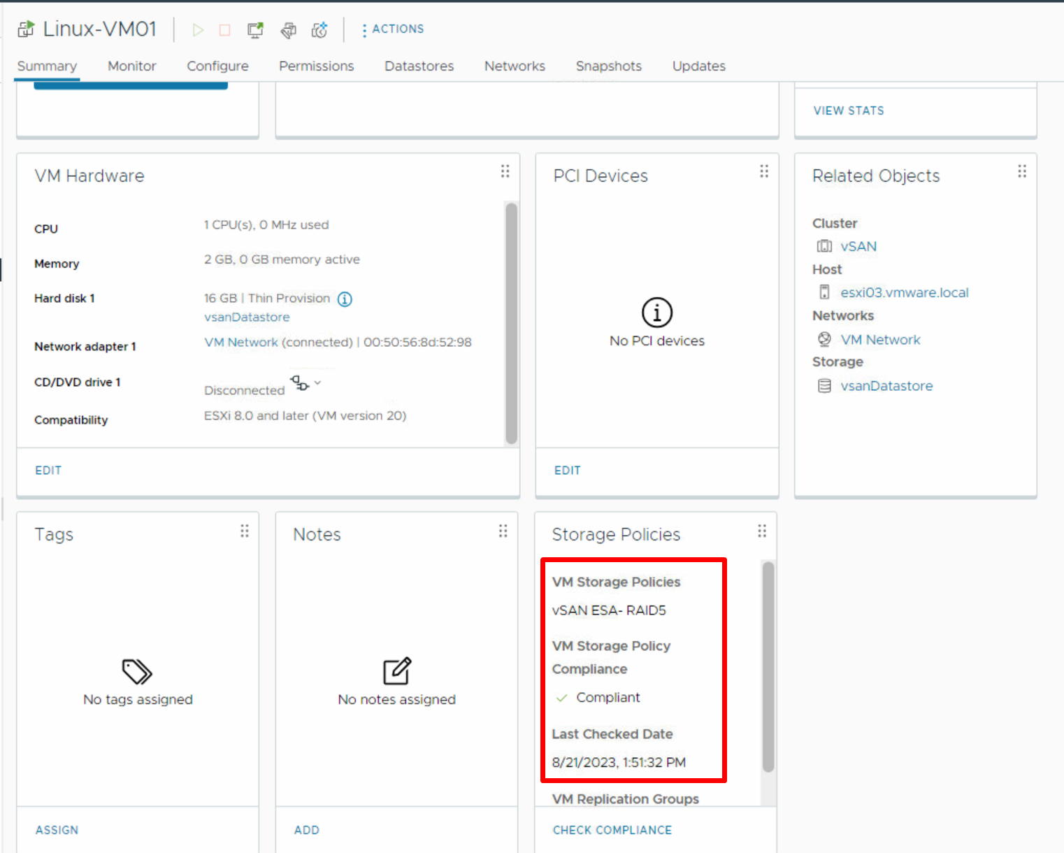 Manage vSAN storage policy - Virtualization Blog