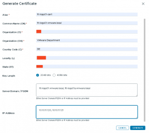 Deploying the VCF Operations for Logs Appliance in VCF 9 ...